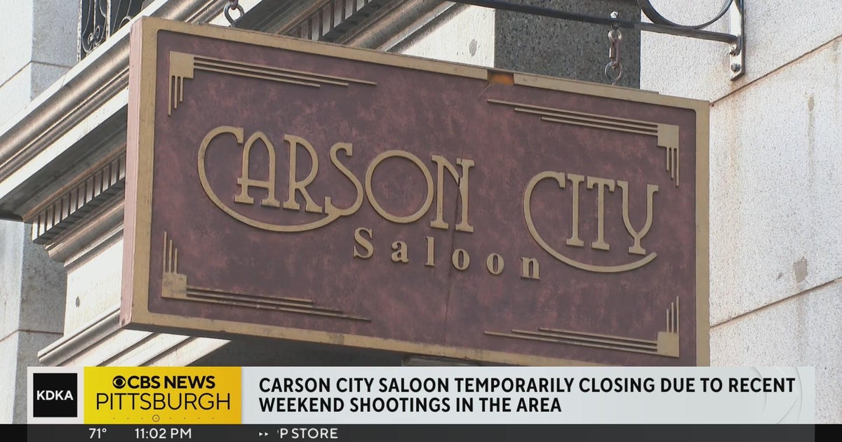 Carson City Saloon temporarily closes doors - CBS Pittsburgh