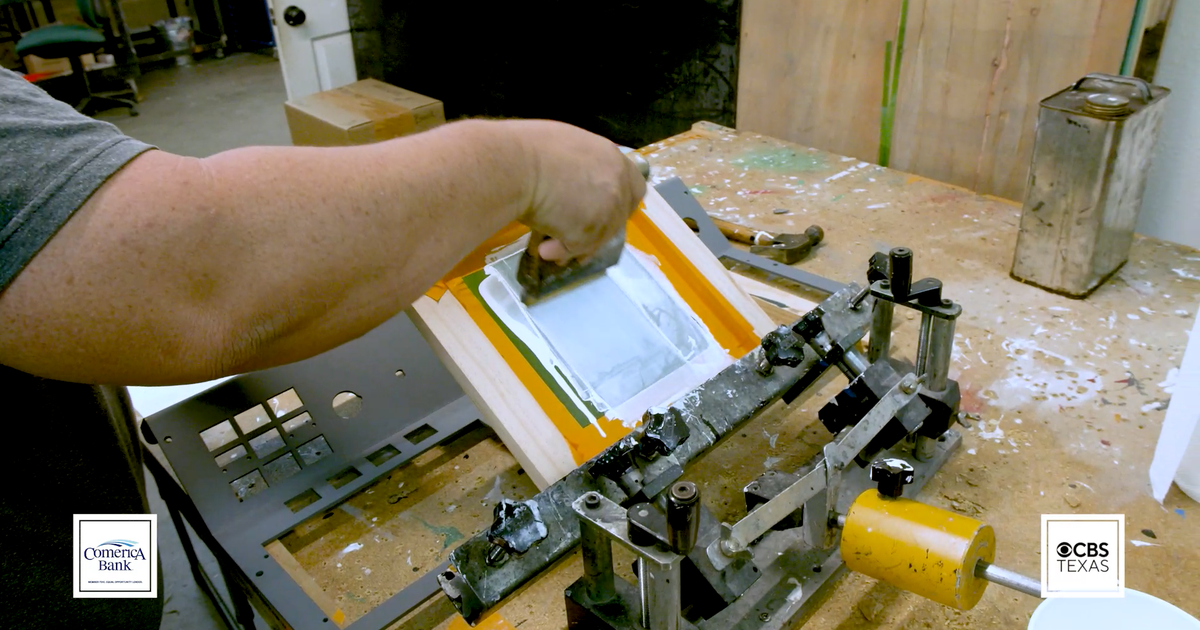 Small Business Spotlight: Swift Screenprinting - CBS Texas