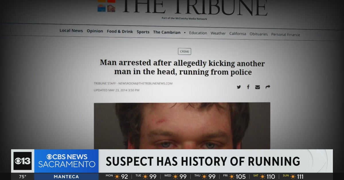 Roseville homicide suspect Eric Abril has a history of running - CBS ...