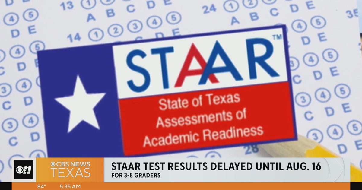 STAAR Test results delayed for some students - CBS Texas