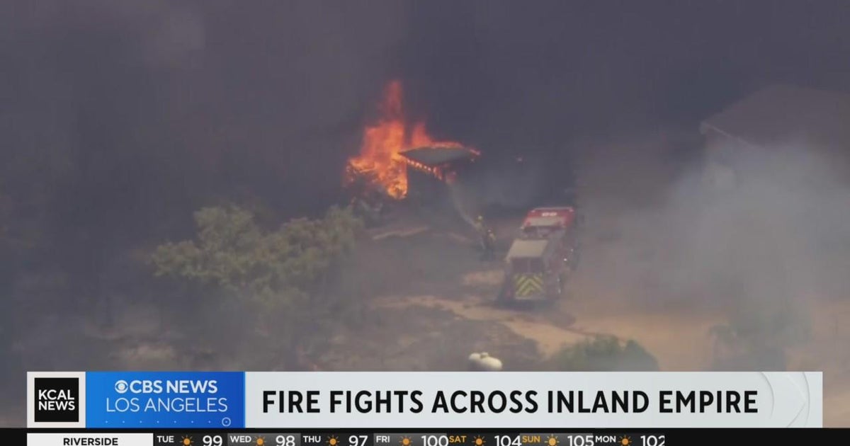 Series of brush fires across Inland Empire increase concerns for active fire season - CBS Los ...