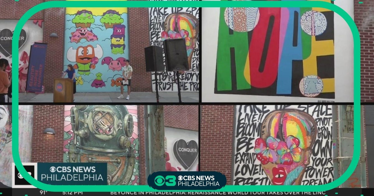 You can now see 4 vibrant murals in Philadelphia's Fishtown section ...