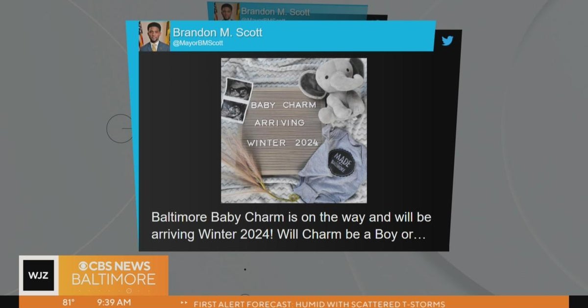 Baby Charm? Baltimore Mayor Brandon Scott has a child on the way - CBS ...