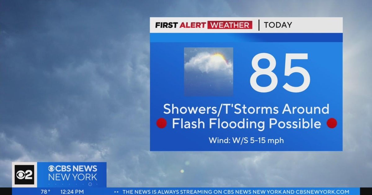 First Alert Weather: CBS New York's Friday afternoon update - 7/14/23 - CBS New York