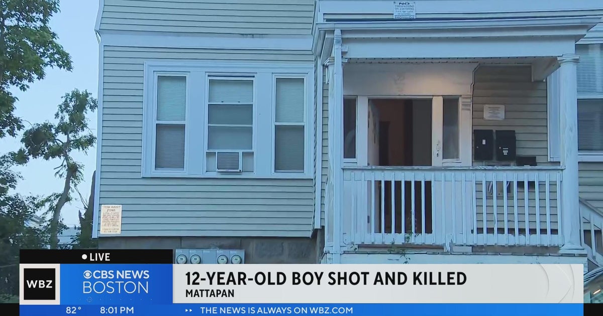 12-year-old boy shot, killed in Mattapan - CBS Boston