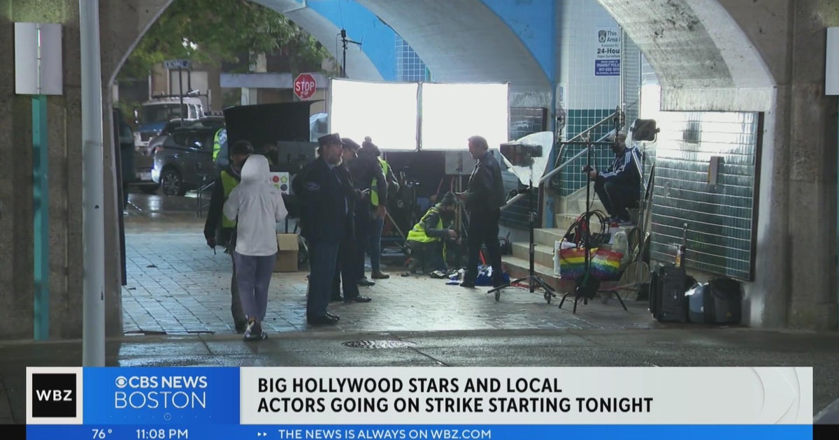 Hollywood stars, local actors going on strike - CBS Boston