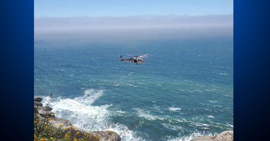 Driver hospitalized after car goes over cliff off Highway 1 in Santa ...