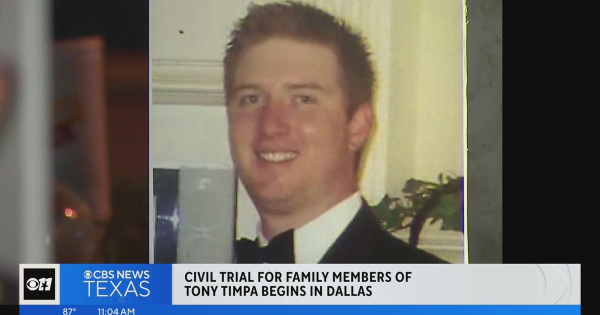 Civil trial for members of Tony Timpa's family begins Monday - CBS Texas