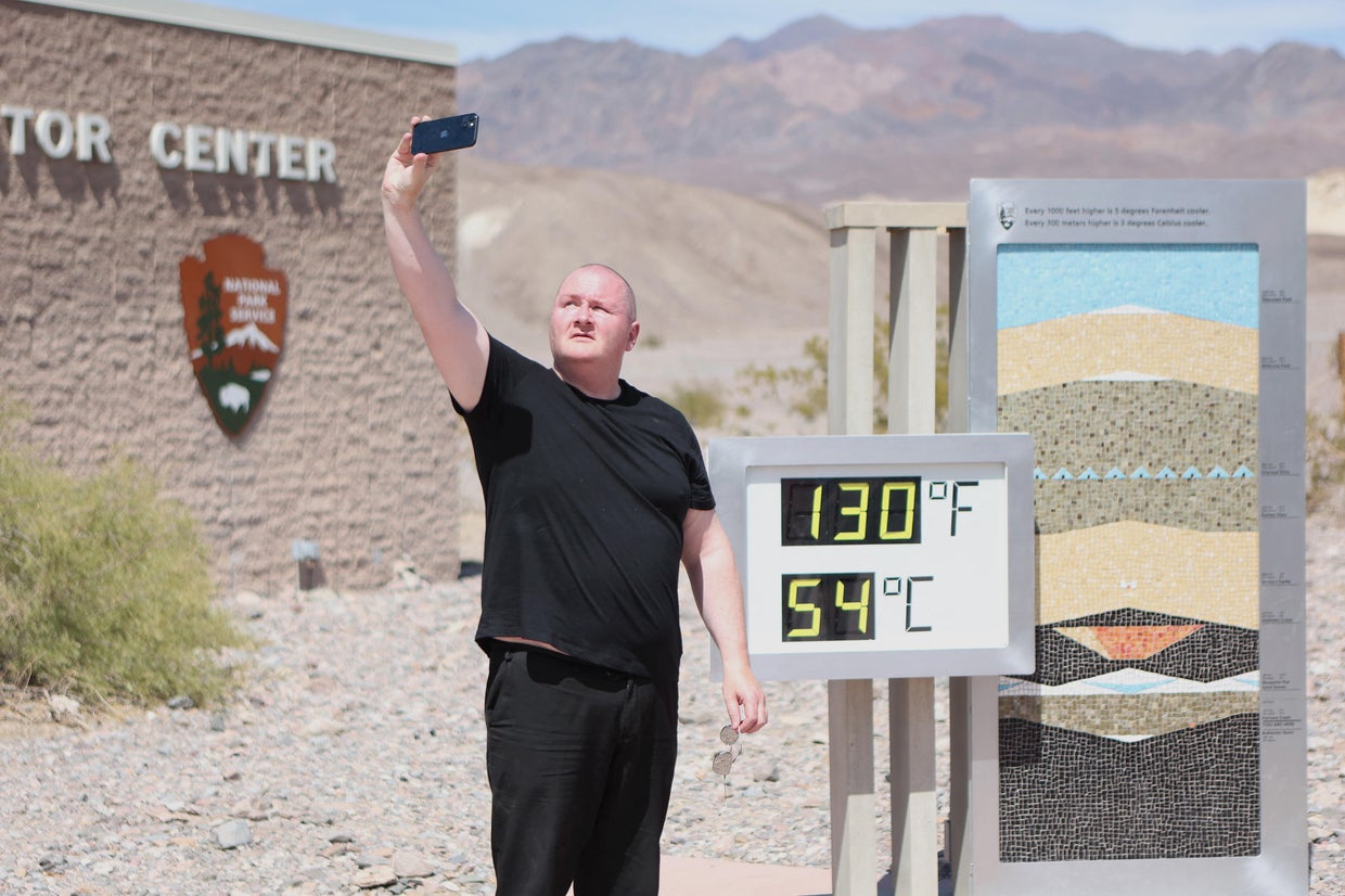 Death Valley, hottest place on Earth, hits near-record high as ...