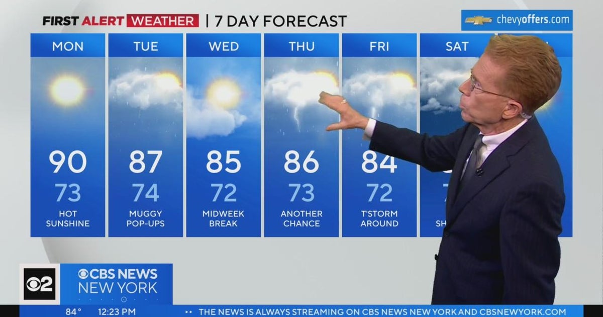 First Alert Weather: CBS New York's Monday afternoon update - 7/17/23 - CBS New York