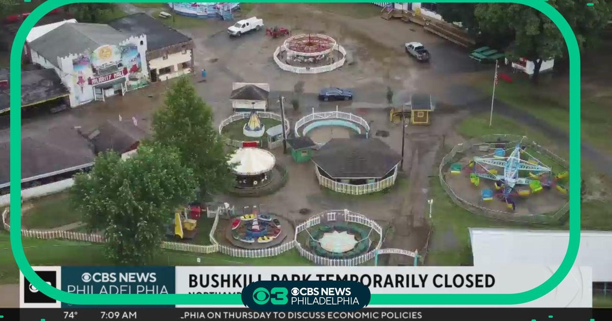Bushkill Amusement Park temporarily closes due to storm damage - CBS ...