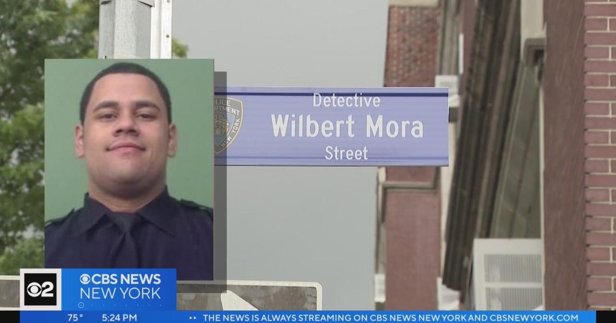 Brooklyn street renamed for NYPD Det. Wilbert Mora - CBS New York