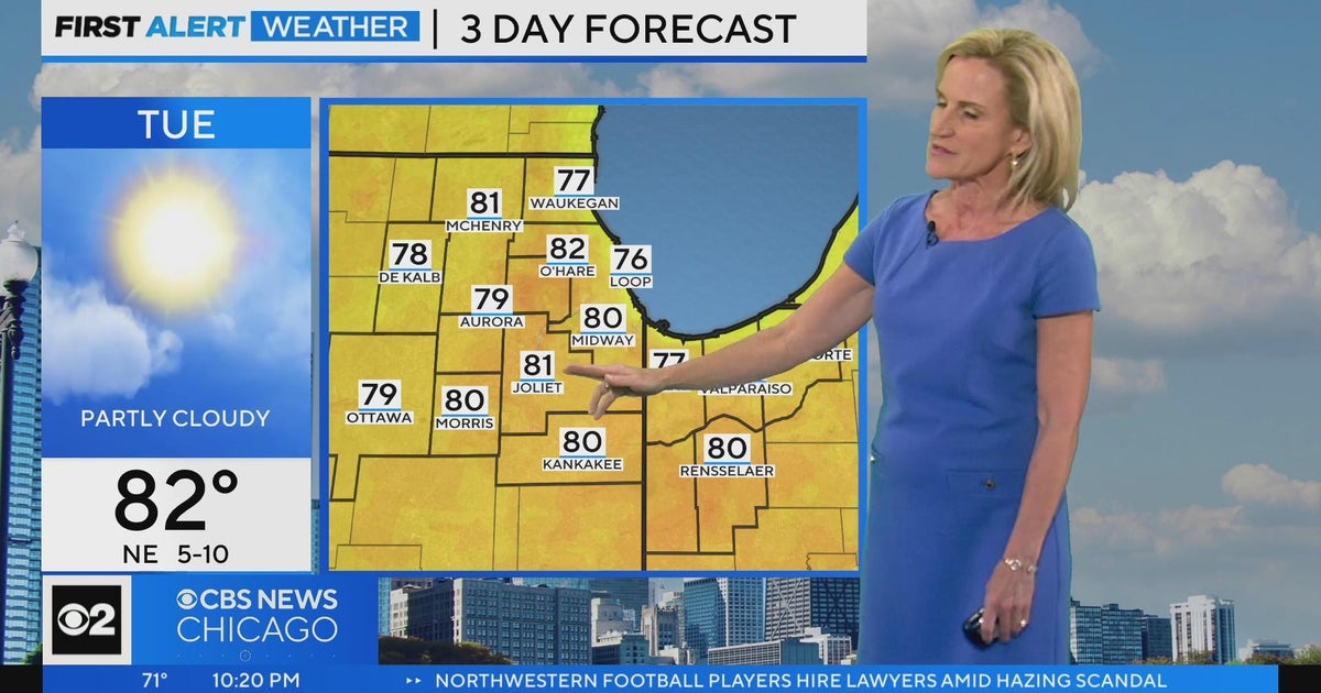 Chicago First Alert Weather: Wildfire smoke moving out - CBS Chicago