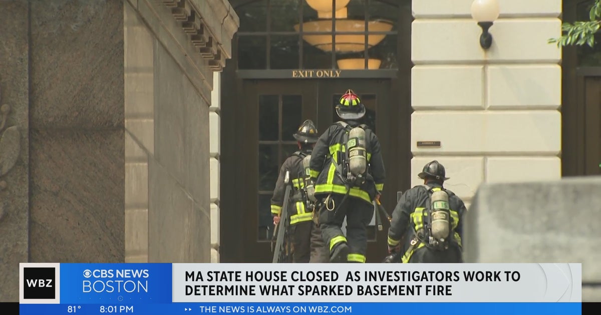 Statehouse evacuated after electrical fire - CBS Boston