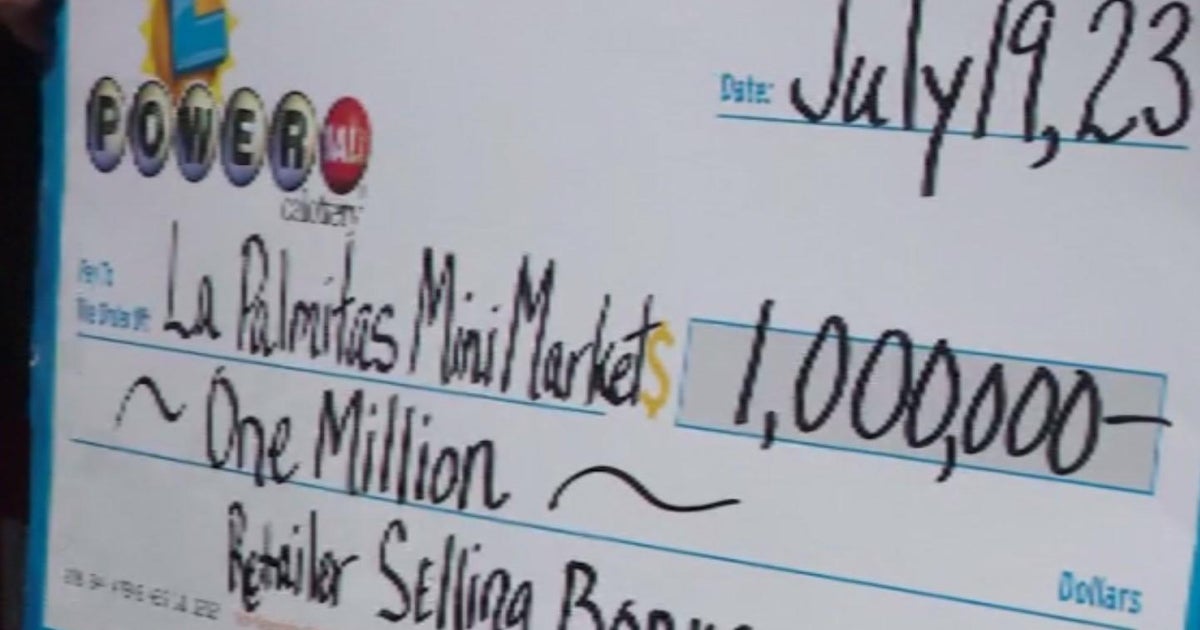 Lottery officials present ceremonial $1 million check to downtown LA ...