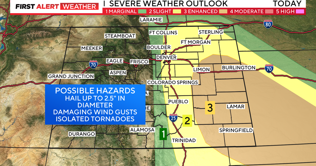 Colorado weather: Threat of severe storms this afternoon and evening ...