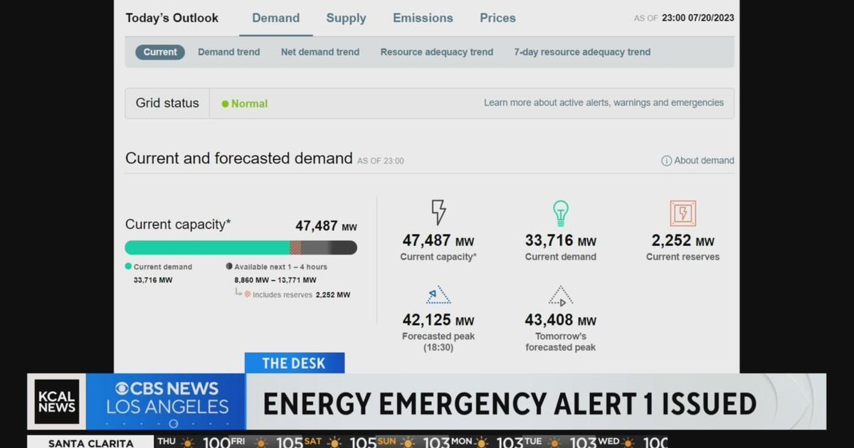 Cal-ISO issues Energy Emergency Alert due to higher than expected power ...