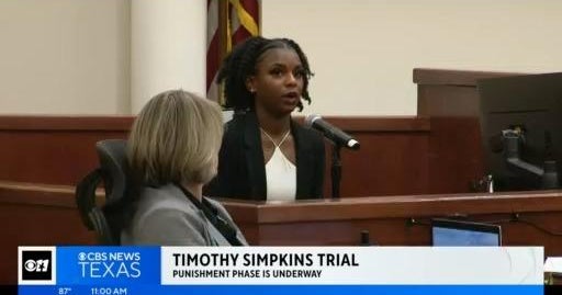 Sentencing phase begins in Timothy Simpkins trial - CBS Texas