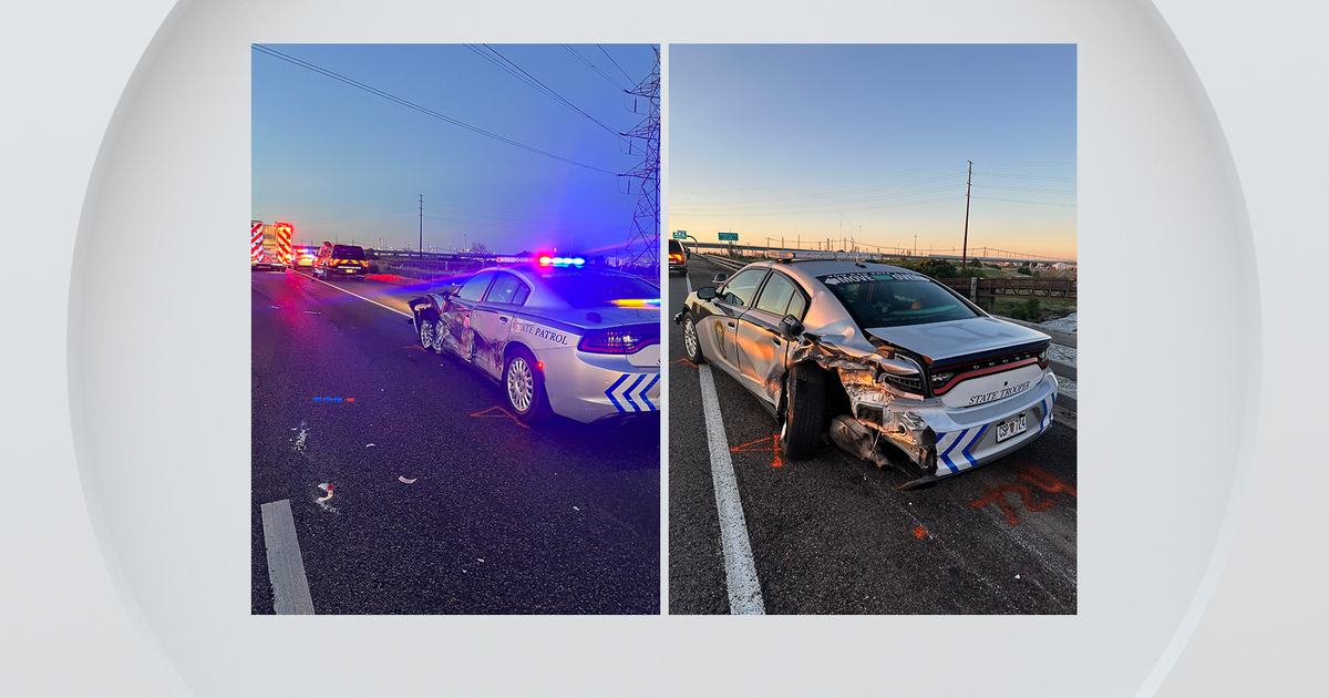 2 Colorado State Patrol cruisers struck by 2 separate allegedly ...