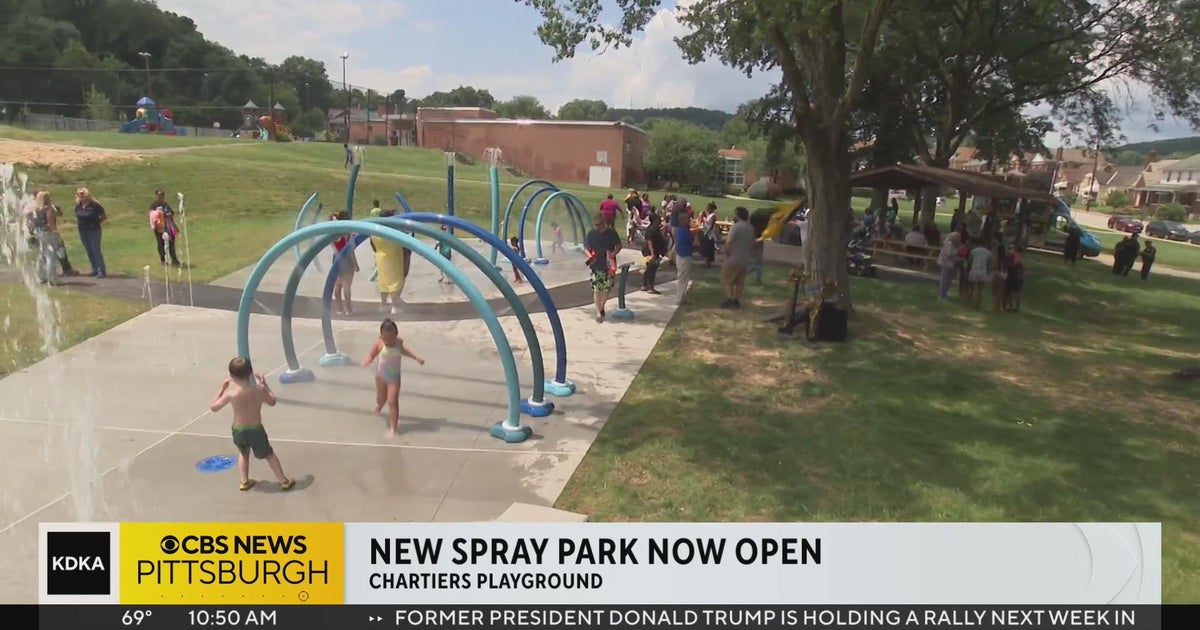 New spray park opens in Pittsburgh - CBS Pittsburgh