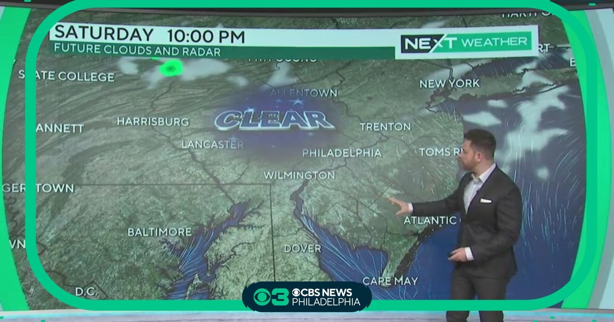 NEXT Weather: More sunshine - CBS Philadelphia