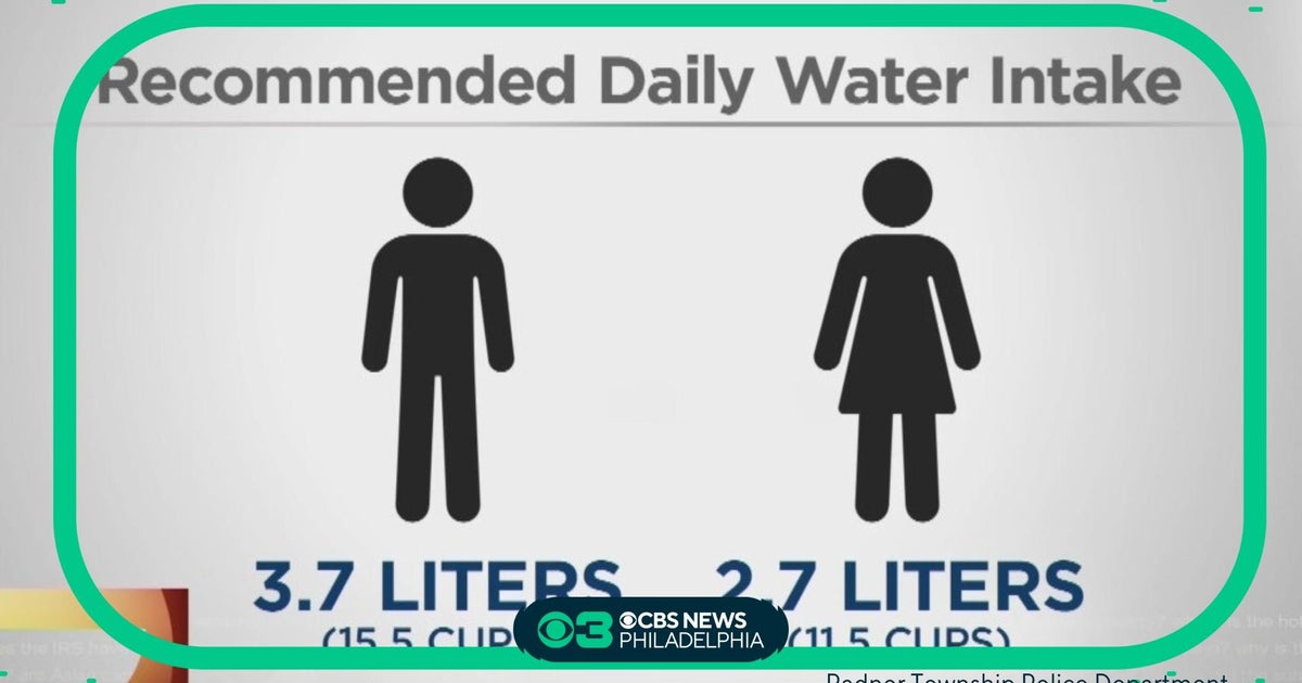 How much water to drink a day? - CBS Philadelphia