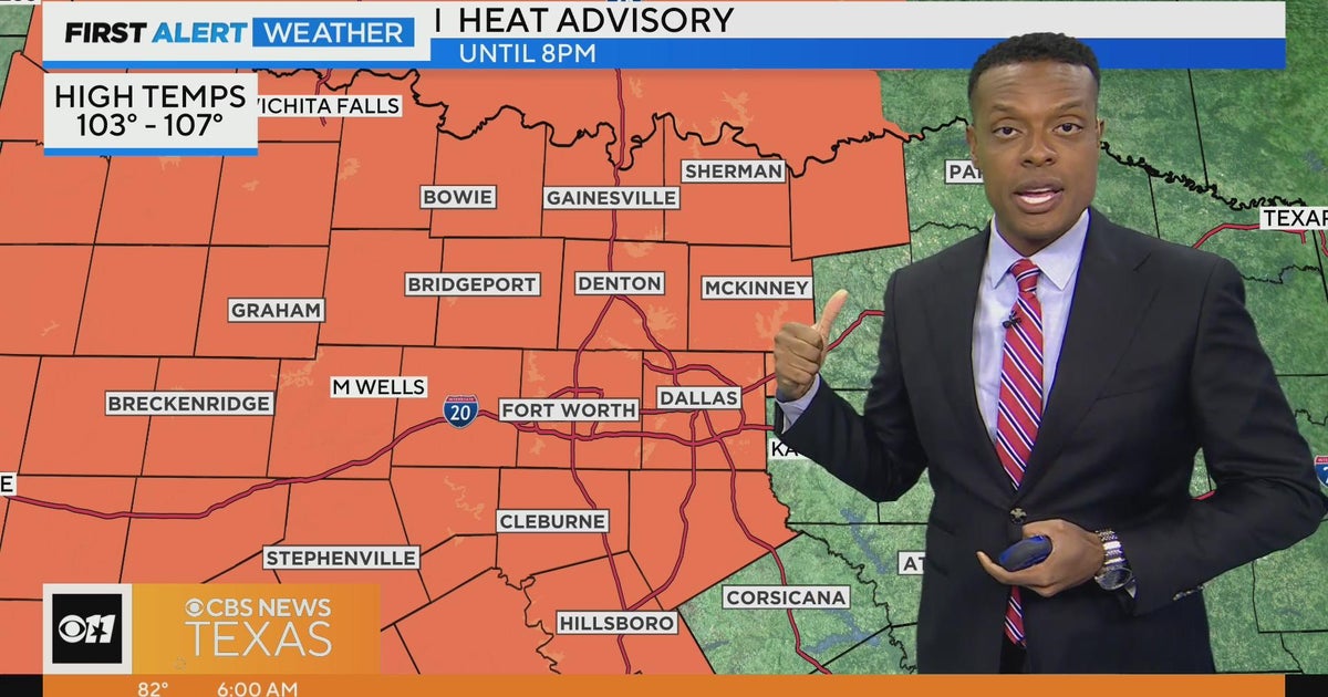 Summer sizzle continues for North Texas - CBS Texas