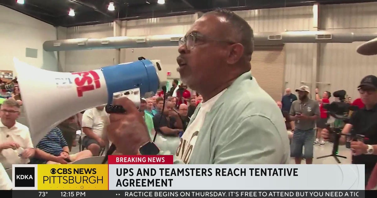UPS, Teamsters reach tentative contract agreement - CBS Pittsburgh