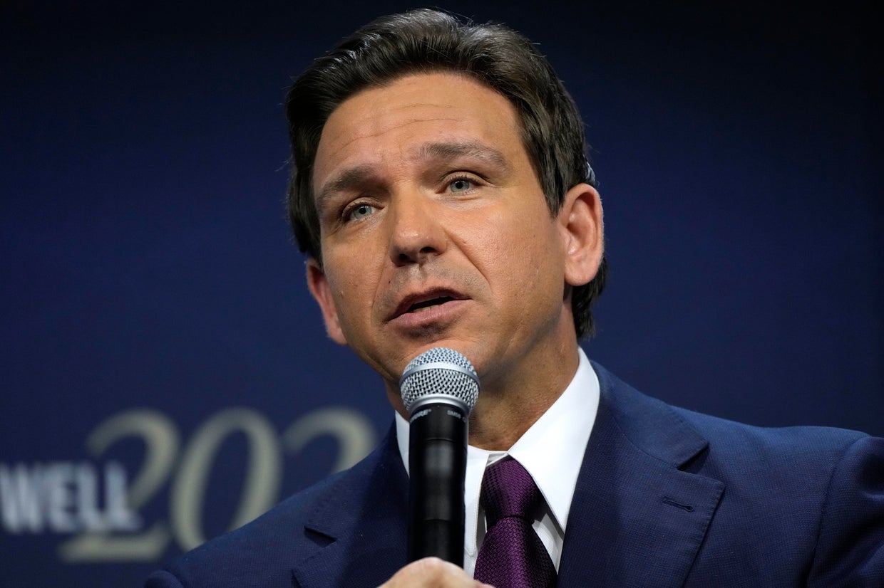 Florida Gov. Ron DeSantis cuts a third of his presidential campaign ...