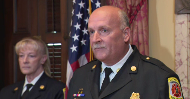 Scott nominates James Wallace for Baltimore's next fire chief - CBS ...