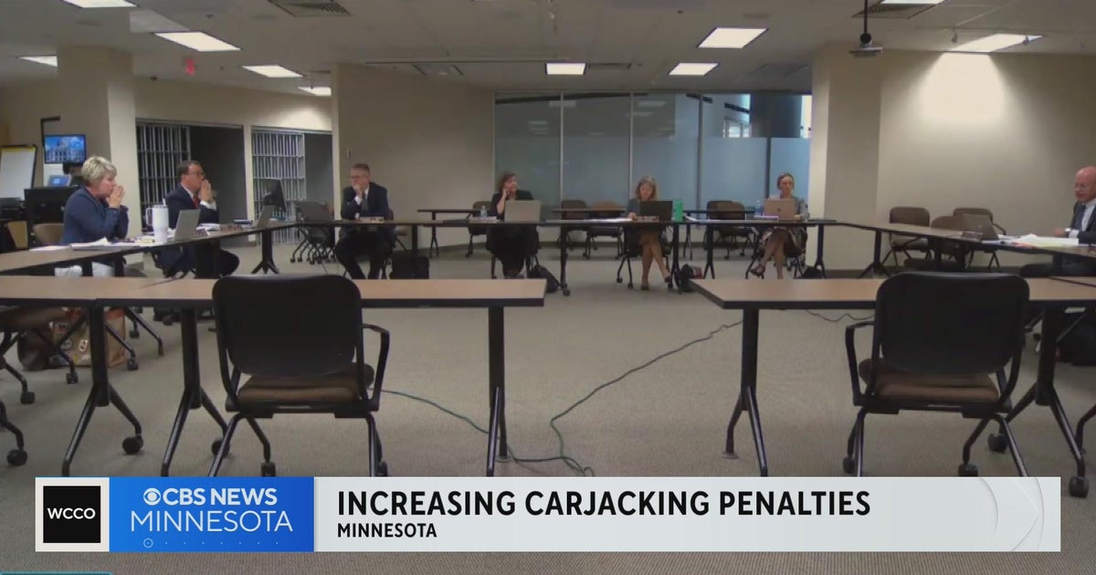 Sentencing guidelines raised for 1st degree carjacking - CBS Minnesota