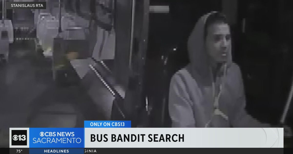 Modesto bus bandit caught on camera - CBS Sacramento