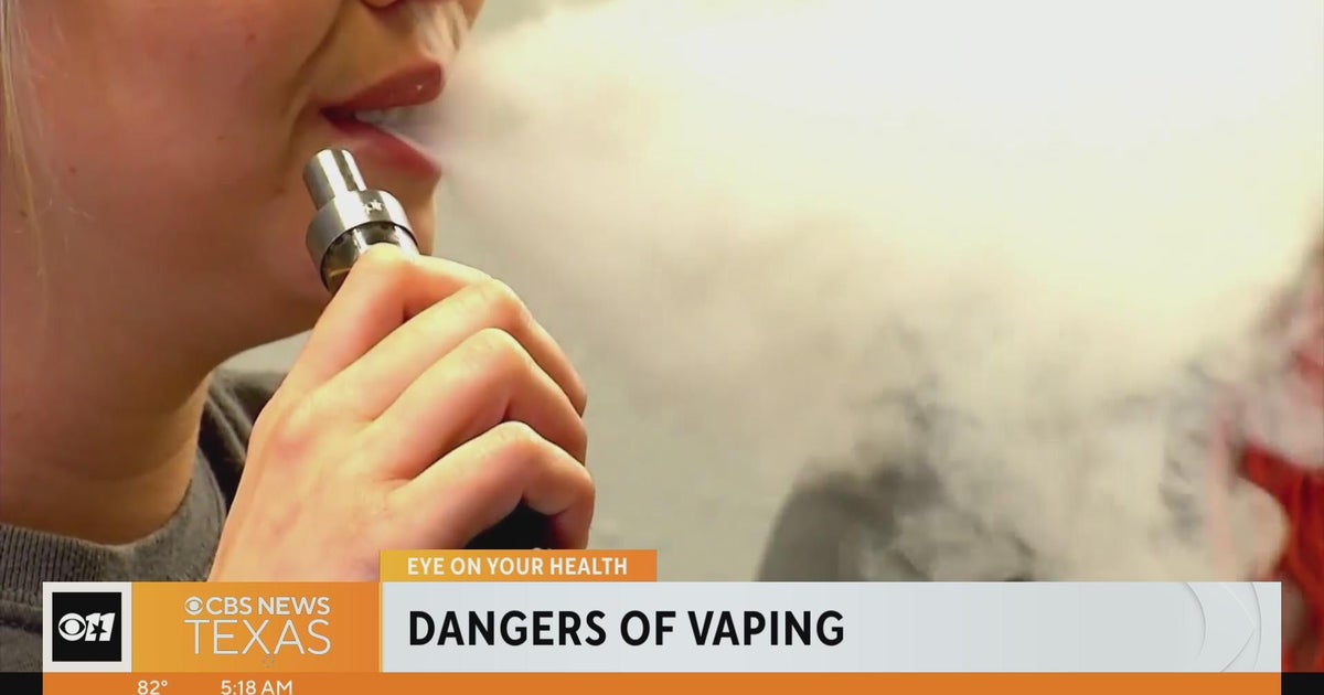 Eye on Health: Dangers of vaping - CBS Texas