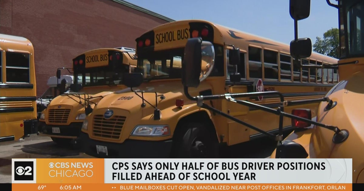 CPS says bus driver shortage impacting school year transportation - CBS ...