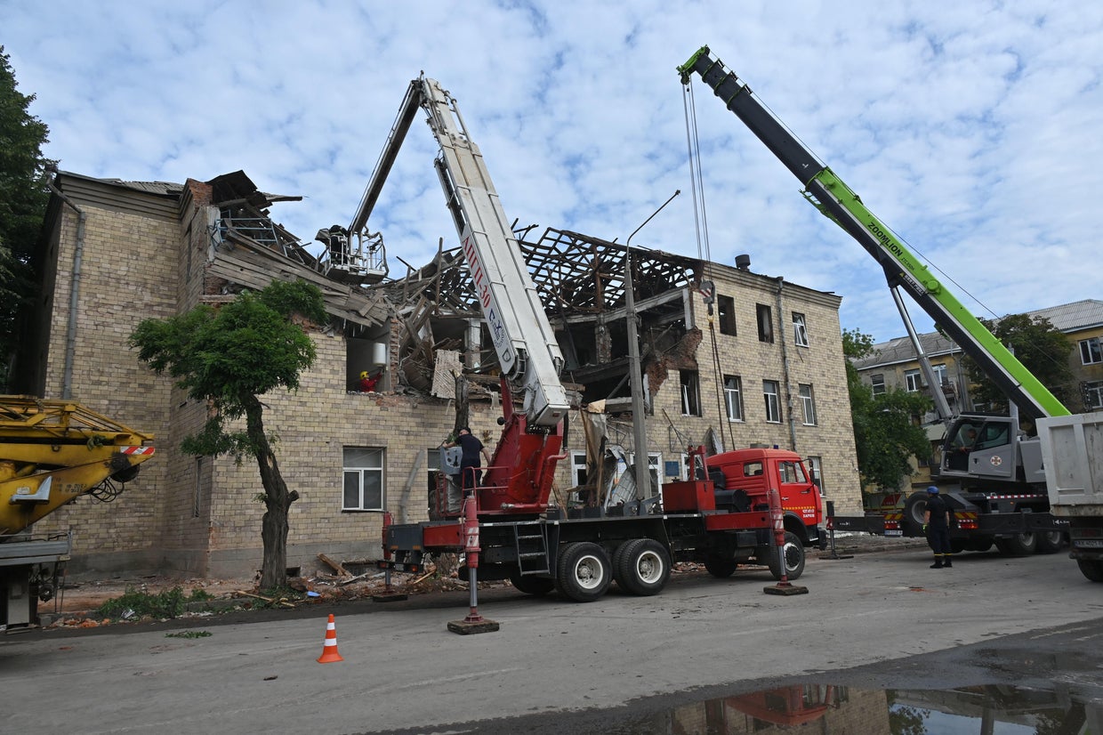 Ukraine says Russia hits key grain export route with drones in attack ...