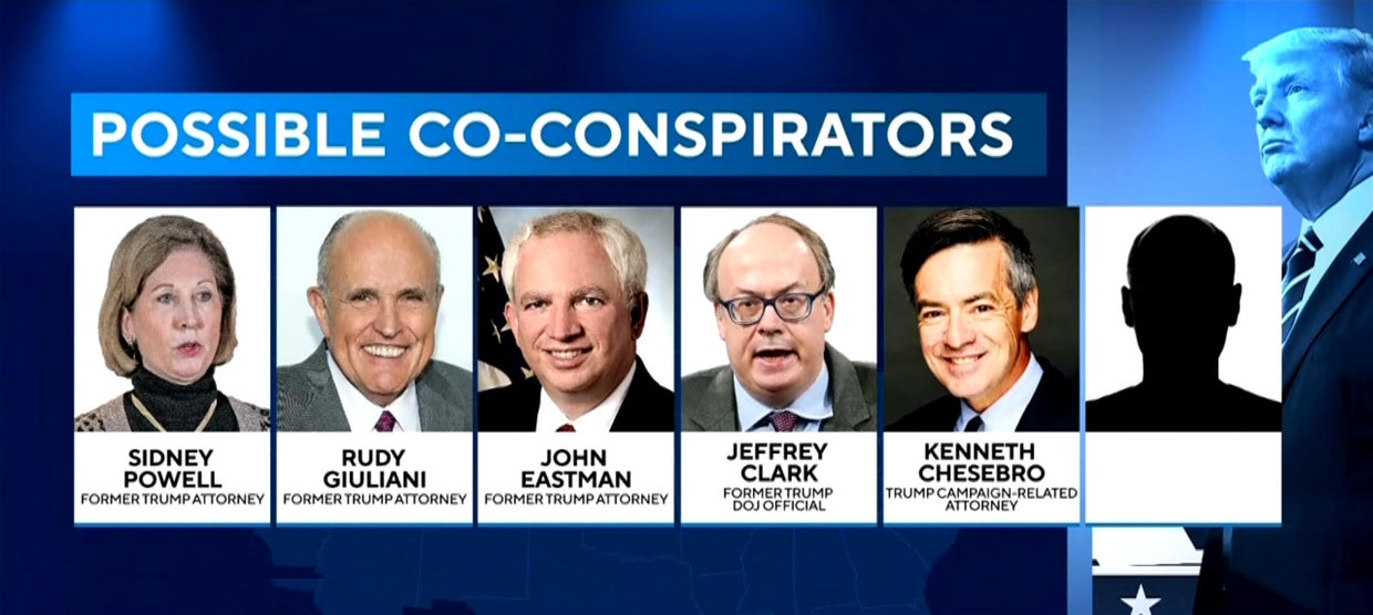 Who are the co-conspirators in the Trump Jan. 6 indictment? - CBS News