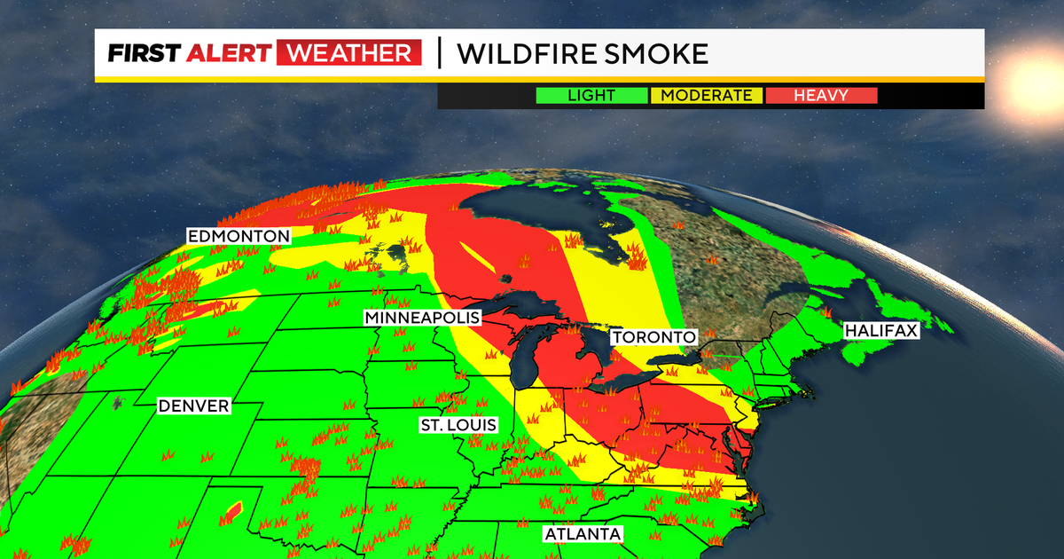 Pittsburgh Weather: Canadian wildfire smoke 'dims' the day - CBS Pittsburgh