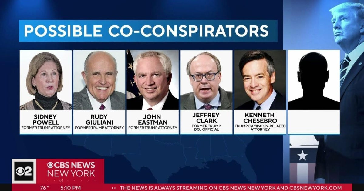 Indictment against Trump mentions 6 unindicted co-conspirators - CBS ... Indictment against Trump mentions 6 unindicted co-conspirators - CBS ...