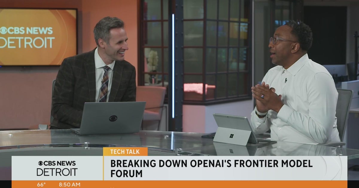 Tech Talk: Breaking down OpenAI's Frontier Model Forum - CBS Detroit