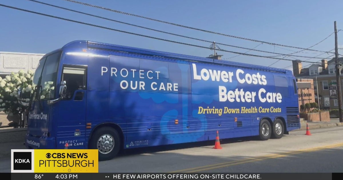 'Lower Costs, Better Care' bus tour stops in Uniontown - CBS Pittsburgh