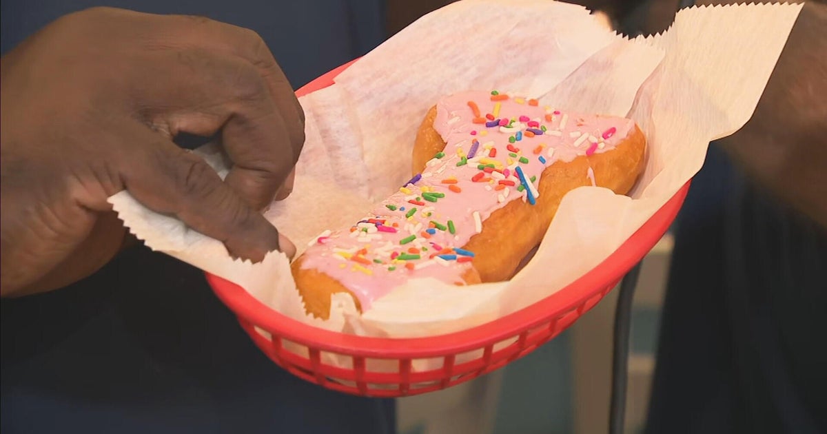Dandee Donuts in Revere selling dog bone shaped donuts to help MSPCA ...