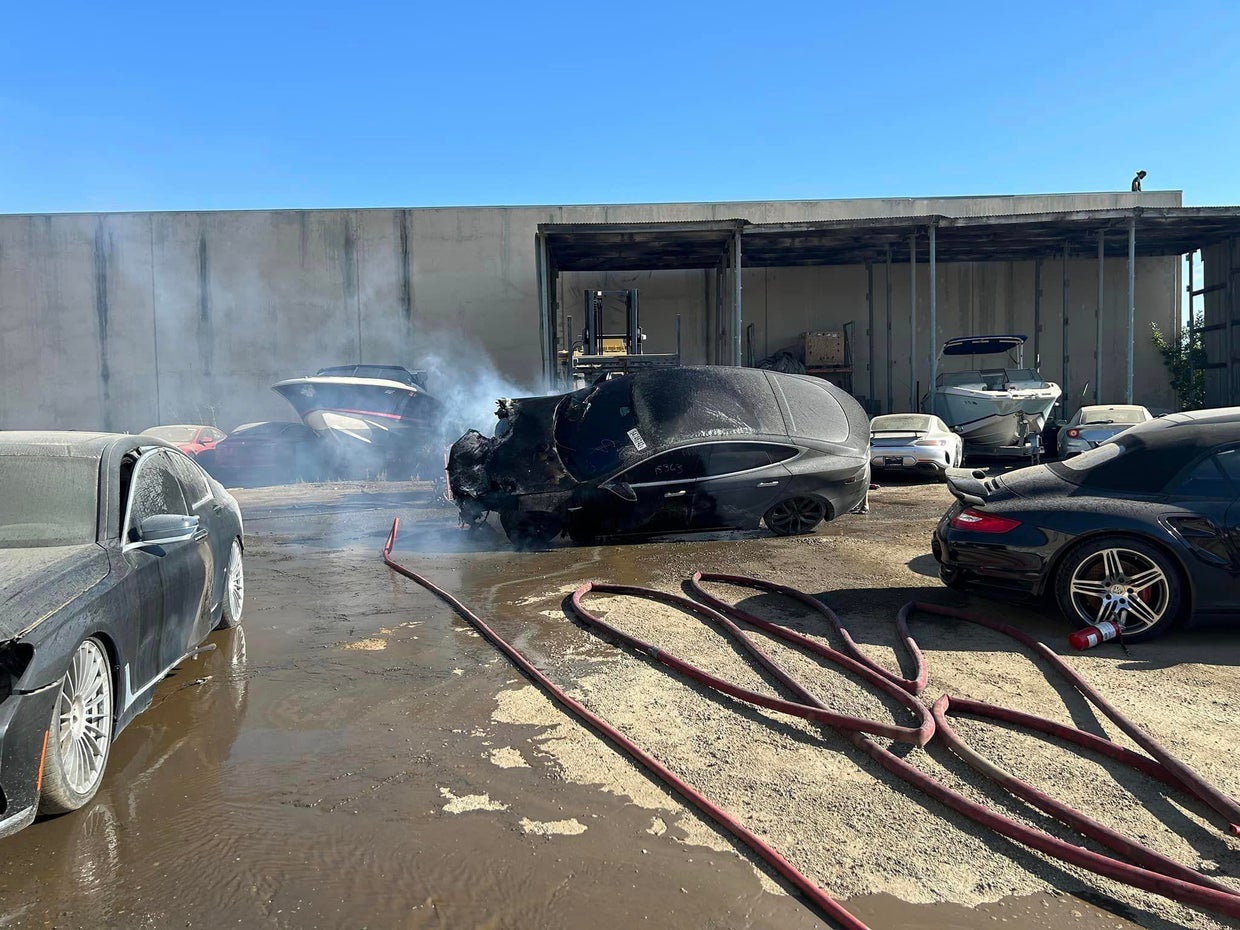 Tesla "spontaneously" catches fire in Rancho Cordova high-end vehicle ...