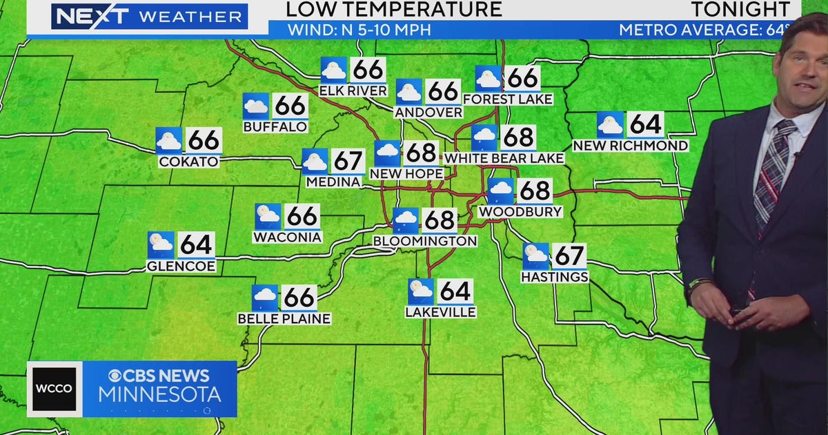 NEXT Weather: 10 p.m. forecast from August 5, 2023. - CBS Minnesota