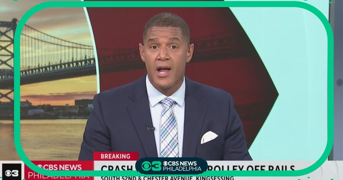 SEPTA trolley involved in crash in Kingsessing - CBS Philadelphia