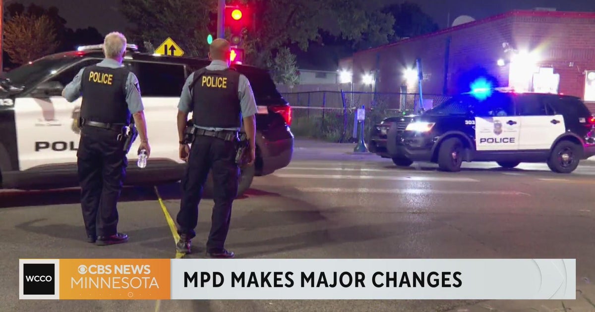 MPD to split into two divisions, chief announces - CBS Minnesota