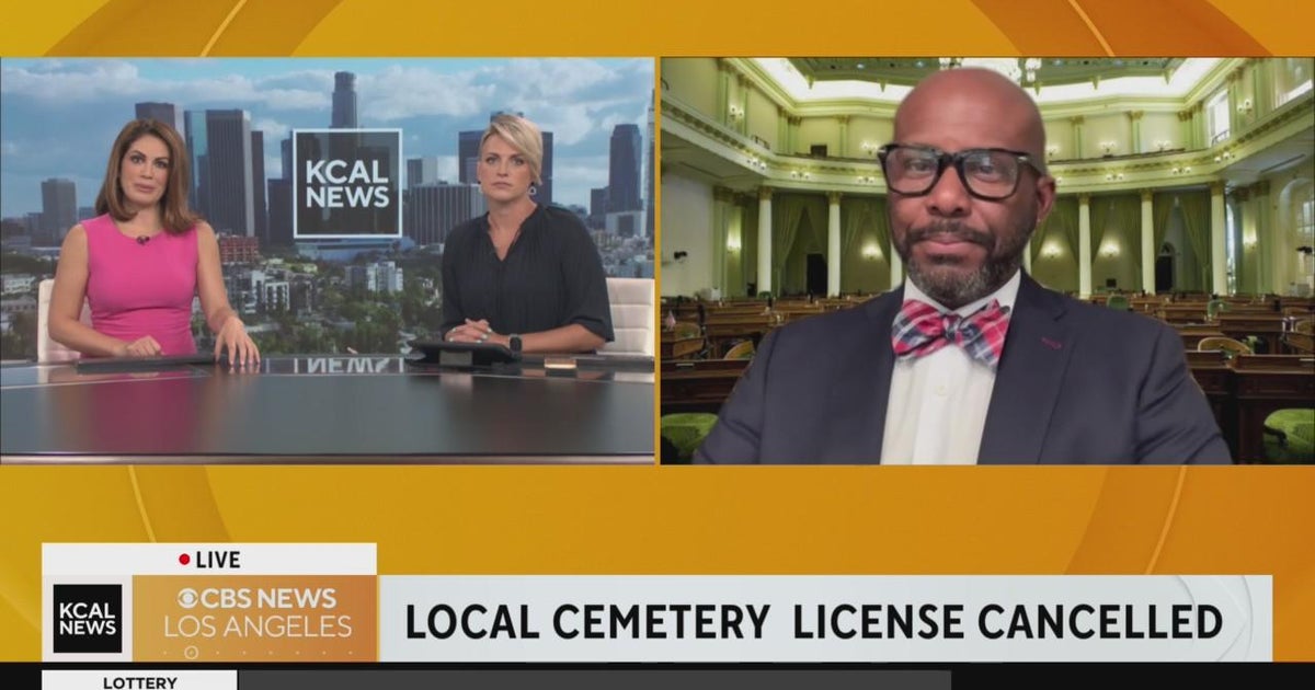 Assemblymember Mike Gipson discusses Lincoln Memorial Cemetery - CBS ...