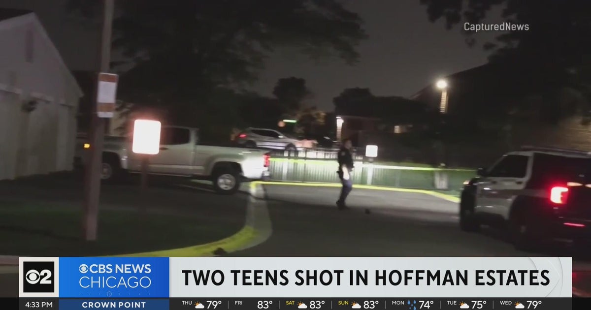 3 in custody after 2 teens shot in Hoffman Estates - CBS Chicago