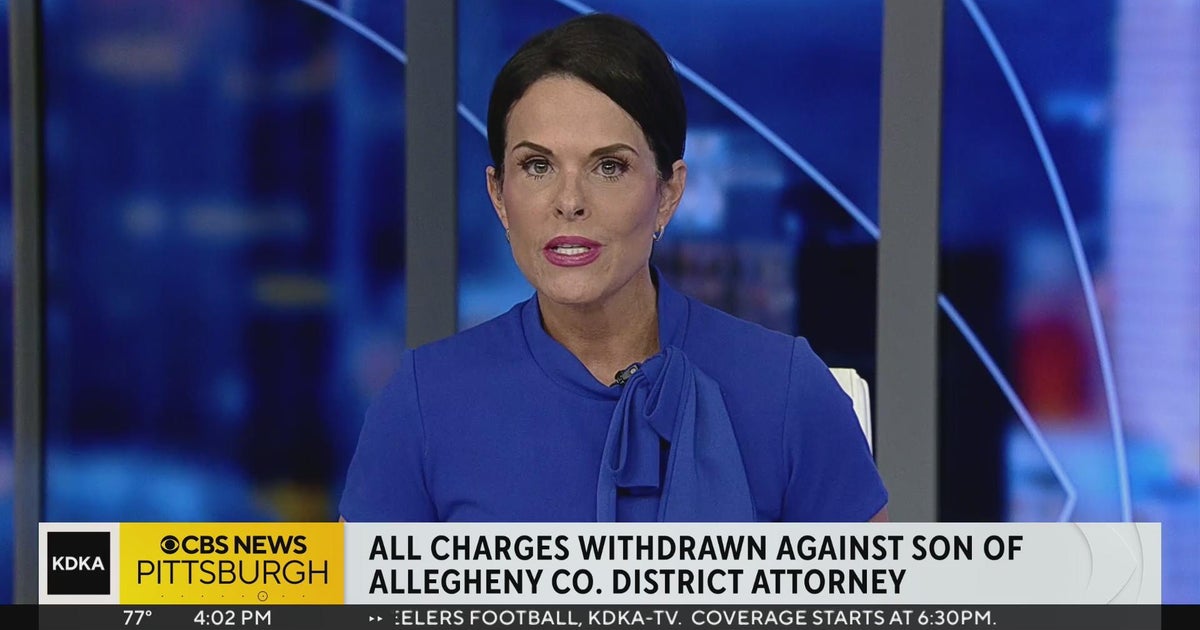 Charges withdrawn against DA Zappala's son - CBS Pittsburgh
