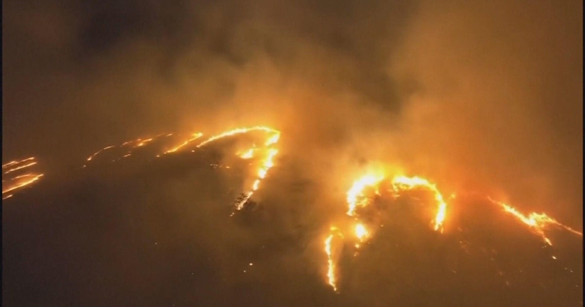Wind, drought and a hurricane fueling the Hawaiian wildfires - CBS ...
