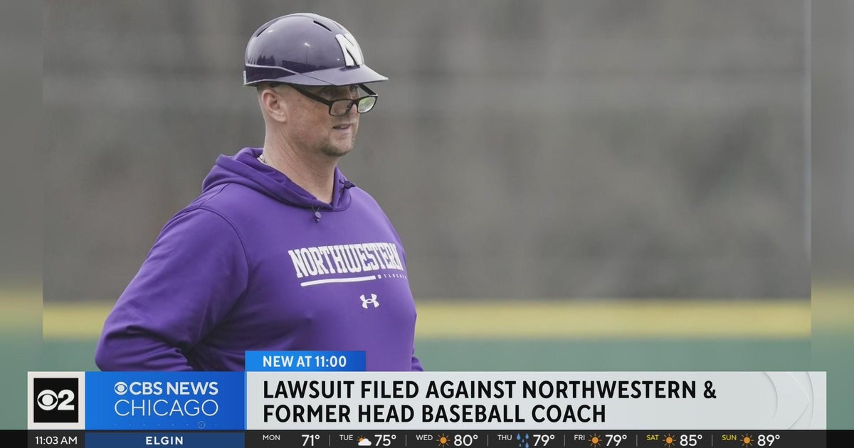 Lawsuit filed against Northwestern & former baseball coach - CBS Chicago